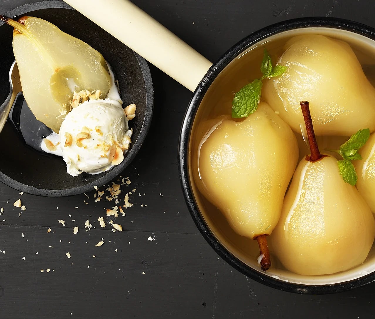 Ingefärspäron med kanel och mynta | Recept ICA.se