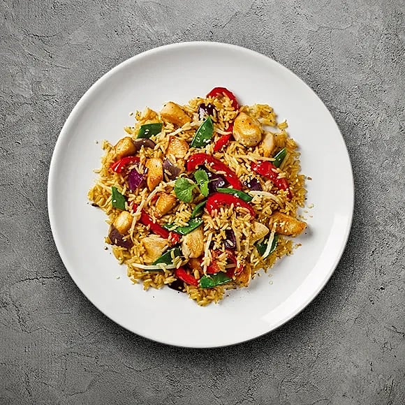 Stekt ris med kyckling | Recept ICA.se