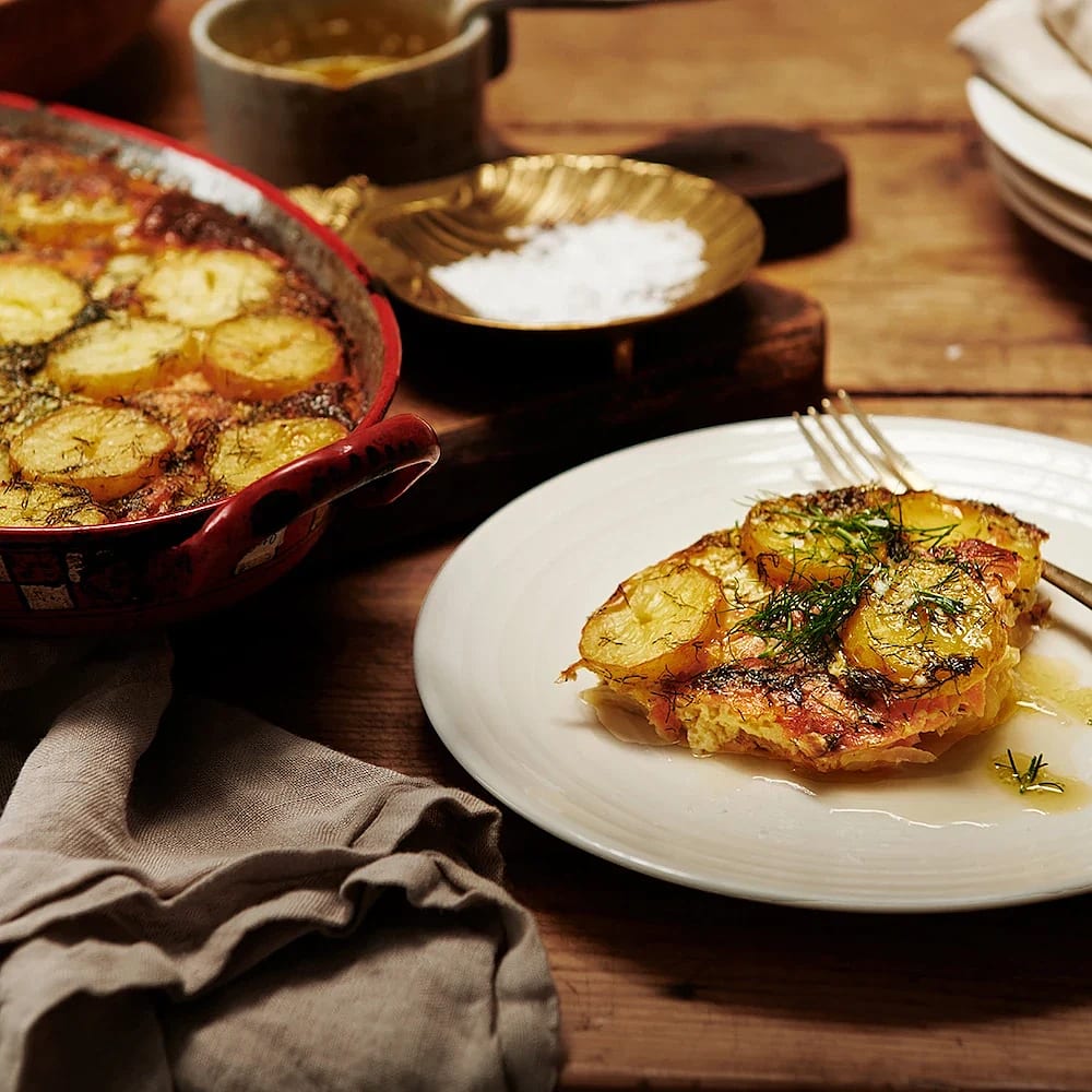 Laxpudding på rester | Recept ICA.se