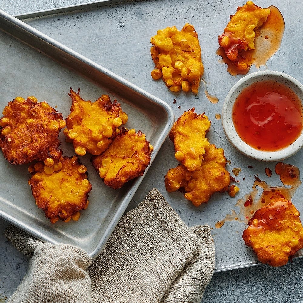 Pumpa- och majsfritters | Recept ICA.se