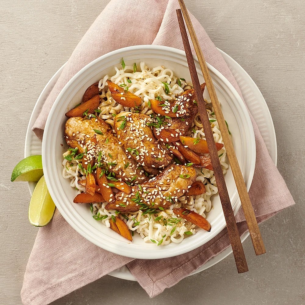 Kycklingwok med teriyaki och lime | Recept ICA.se