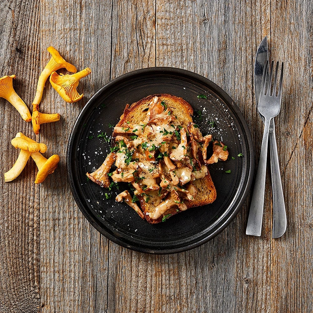 Kantarelltoast | Recept ICA.se