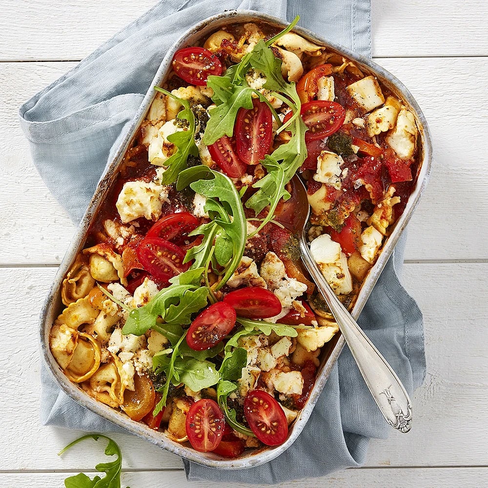 Fetaostgratinerad pasta | Recept ICA.se