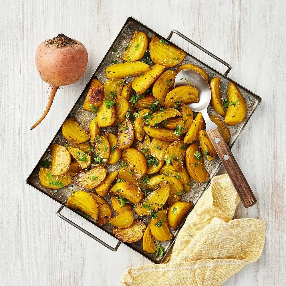 Rostade gulbetor med persilja | Recept ICA.se