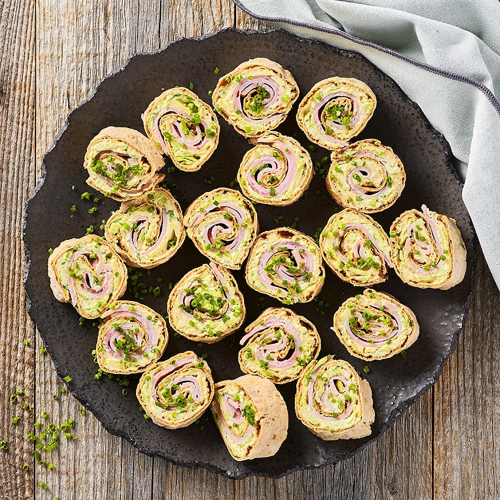 Tunnbrödssnittar med skinka | Recept ICA.se