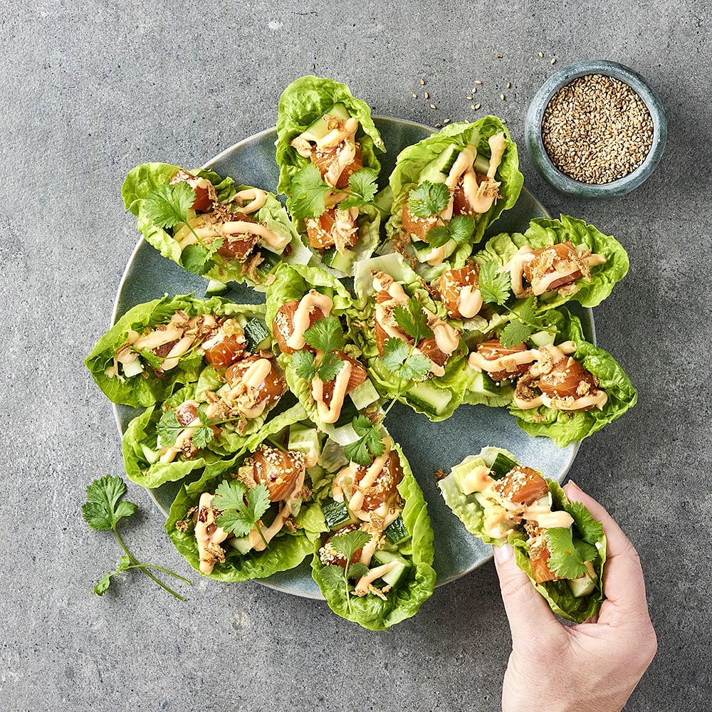 Lax i salladsblad | Recept ICA.se