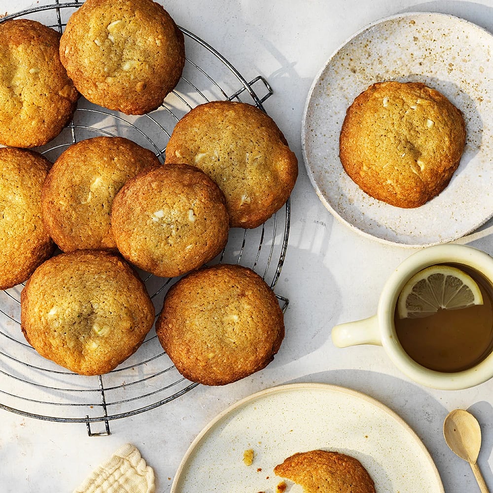 Cookies med vit choklad och lime | Recept ICA.se