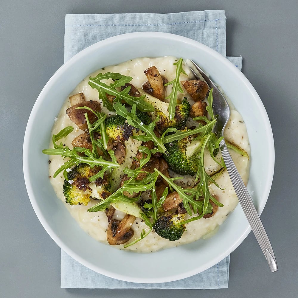 Risotto med svamp- och broccolifräs | Recept ICA.se