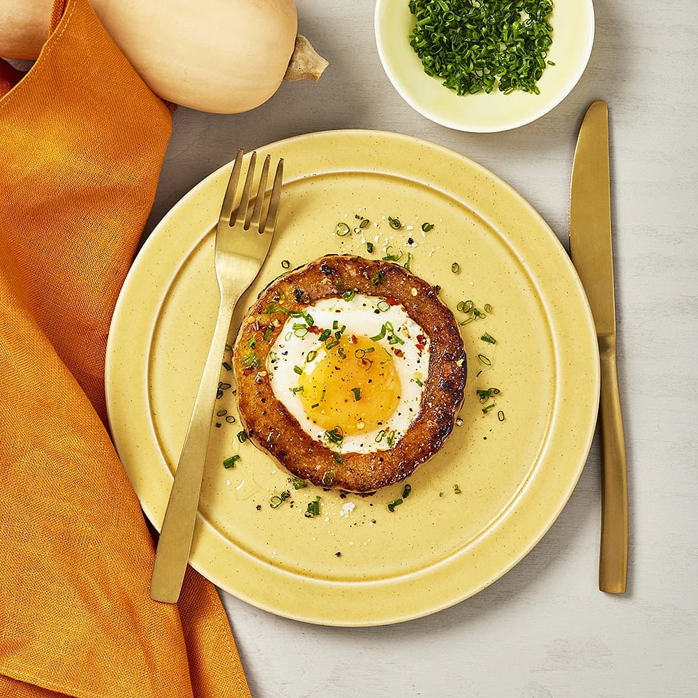 Pumpa med stekt ägg | Recept ICA.se