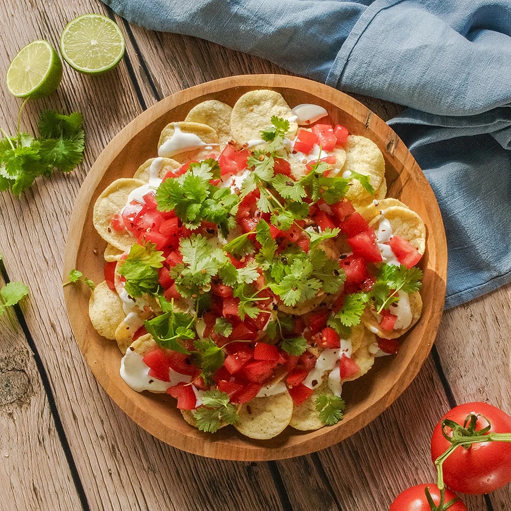 Linschips med topping | Recept ICA.se