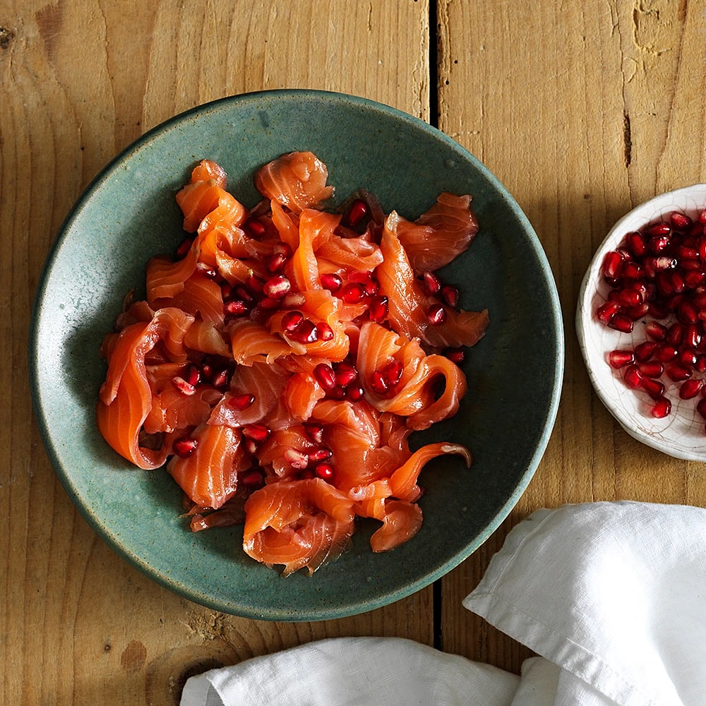 Gravad lax med granatäpple | Recept ICA.se