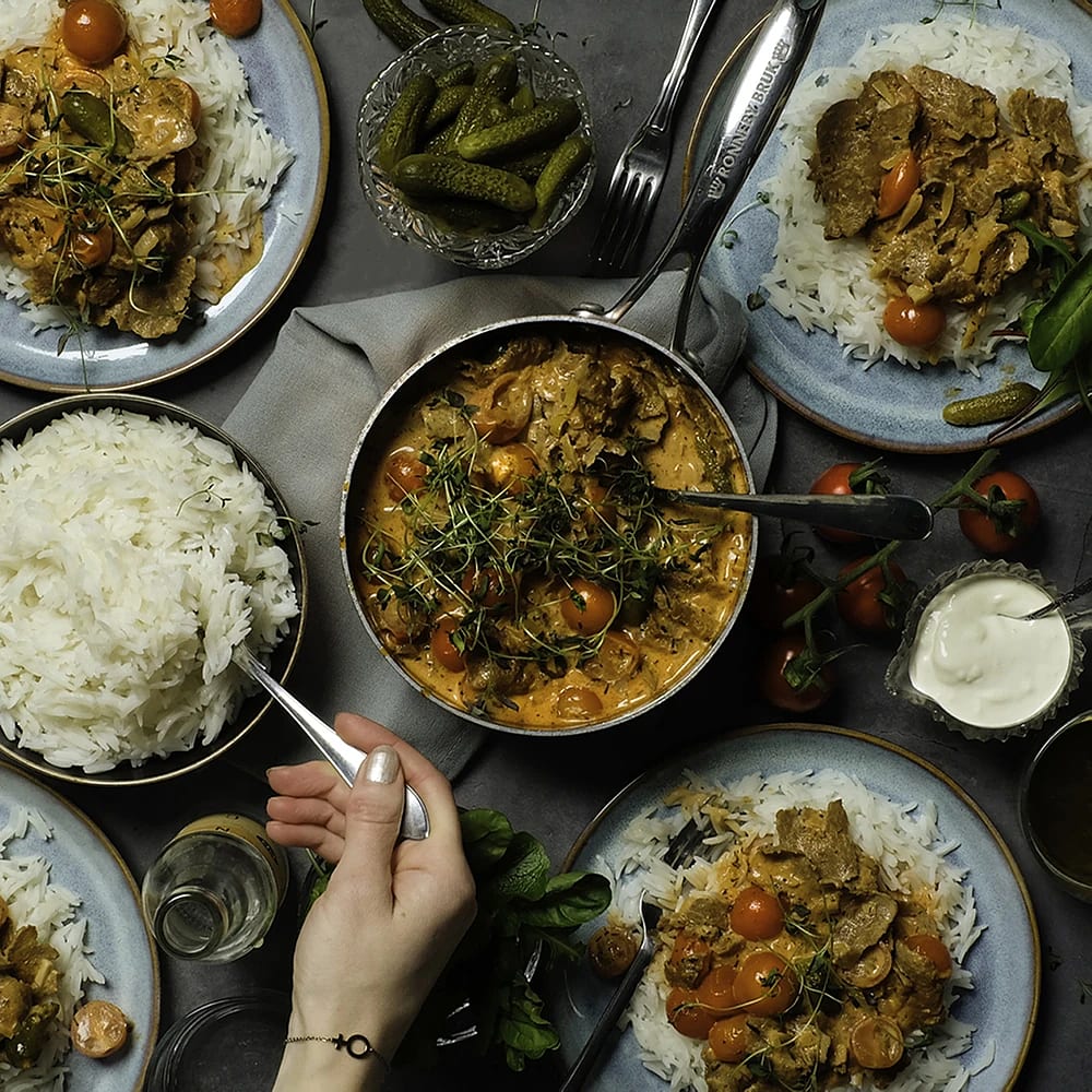 Gryta med kebab och dijonsenap | Recept ICA.se