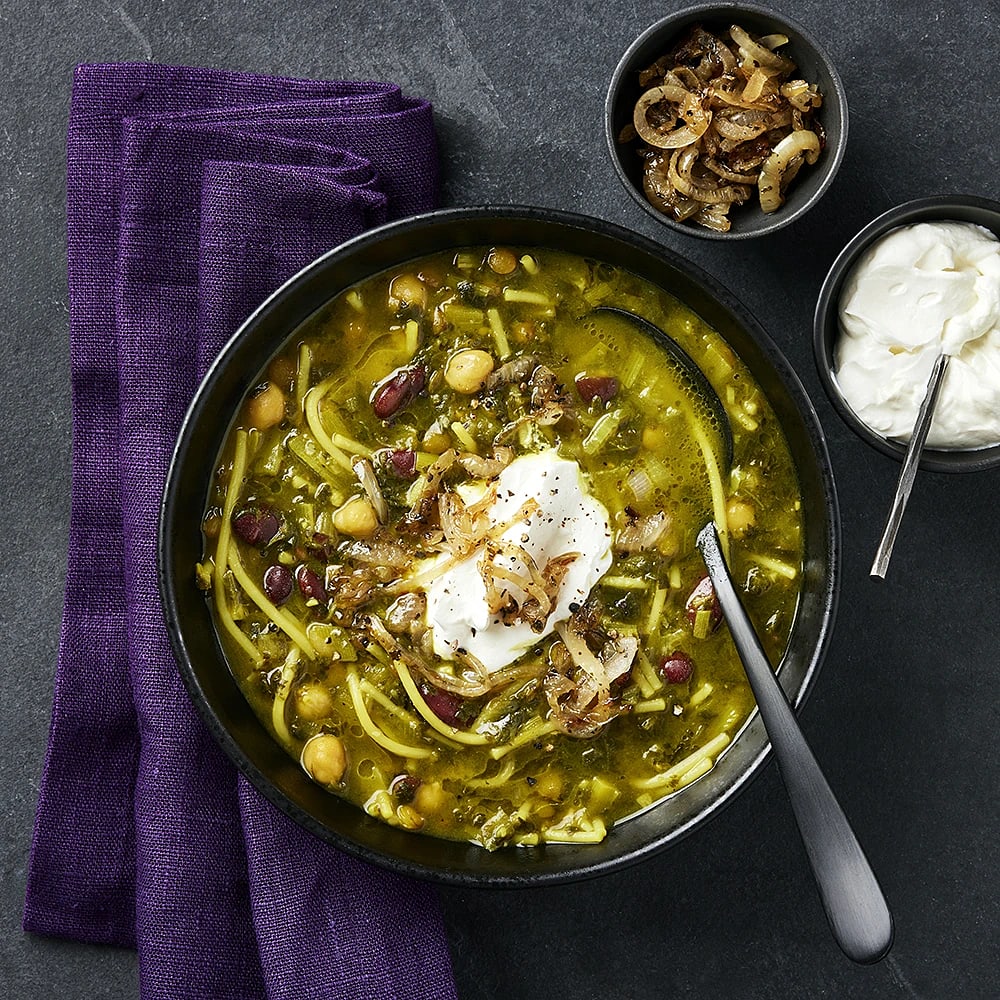 Persisk nudelsoppa - Ash Reshte | Recept ICA.se