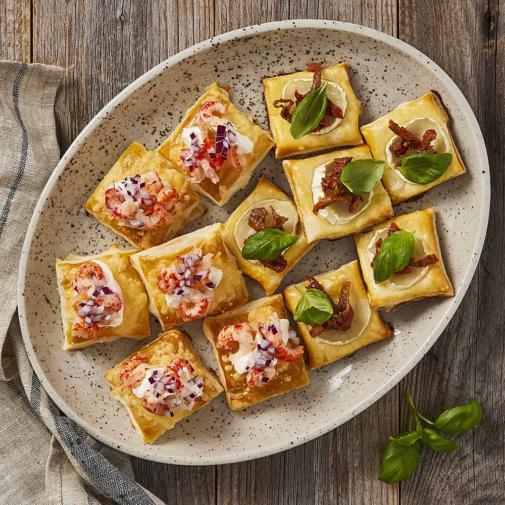 Snittar med festliga toppings | Recept ICA.se