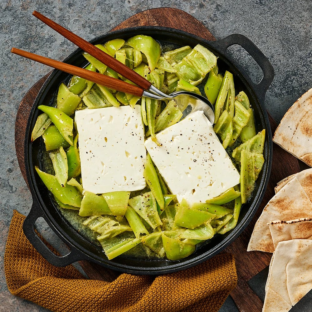 Ugnsbakad turkisk paprika med fetaost och citron | Recept ICA.se