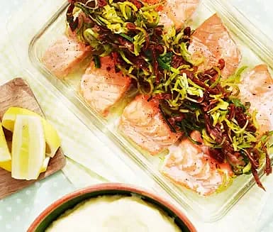 Ugnslax med potatismos | Recept ICA.se
