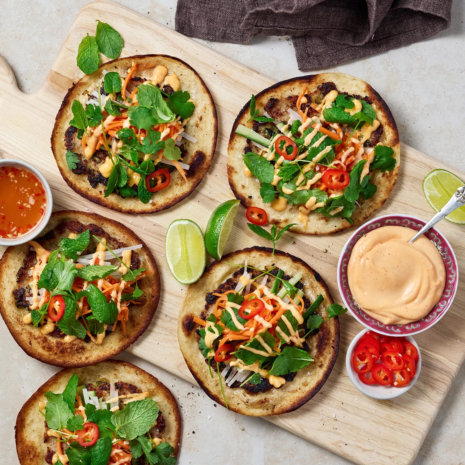 Banh mi taco smash | Recept ICA.se