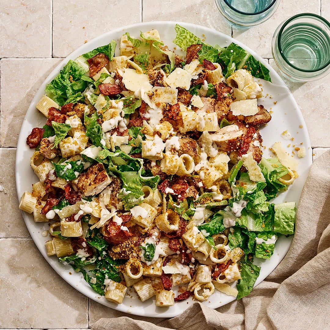 Caesarsallad med pasta | Recept ICA.se
