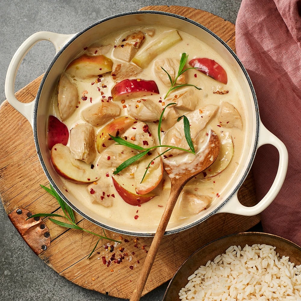 Gryta med kyckling och äpple | Recept ICA.se