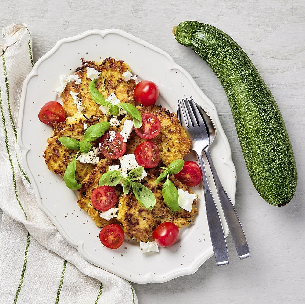 Biffar med zucchini och fetaost | Recept ICA.se