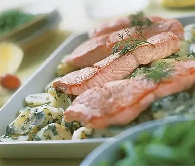Laxfilé med citronpotatis | Recept ICA.se