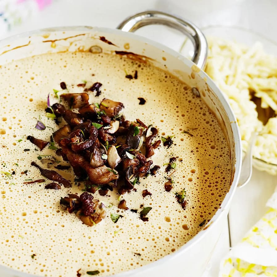 Snabb sauté med biff, porter, kummin och rotsellerisallad | Recept ICA.se