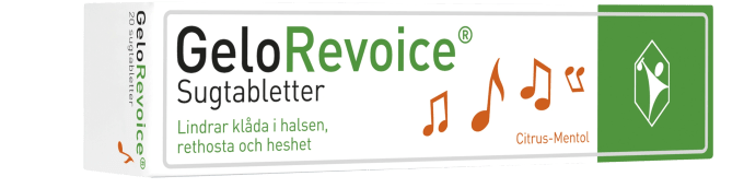 GeloRevoice halstablett 20 st Citrus-Mentol | Apotek Hjärtat