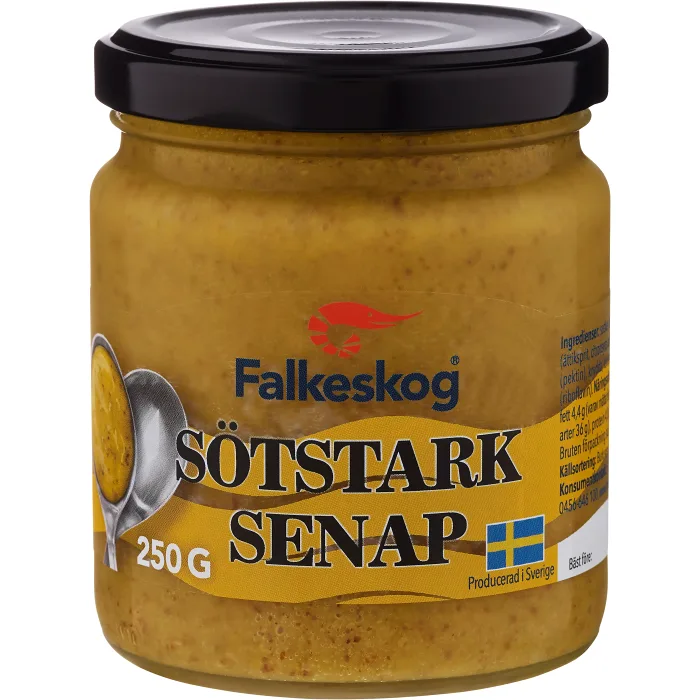 Senap Sötstark 250g Falkeskog | Handla mat online från din lokala ICA-butik