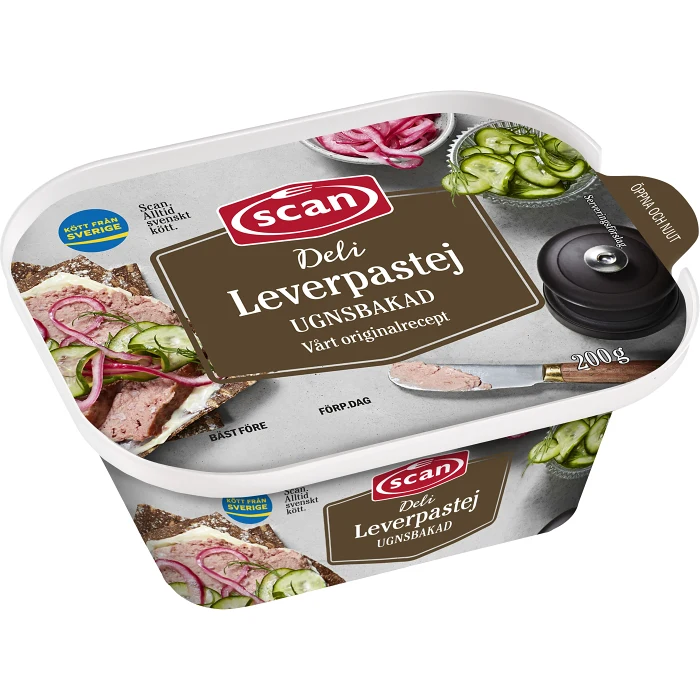 Leverpastej Ugnsbakad 200g Scan | Handla mat online från din lokala ICA ...