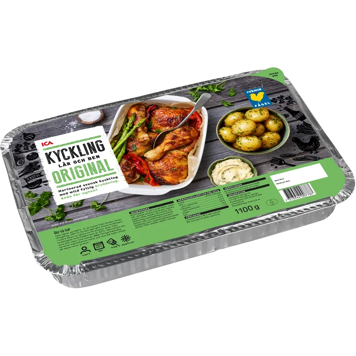 Marinerad kyckling Fryst 1,1kg ICA | Handla mat online från din lokala ...