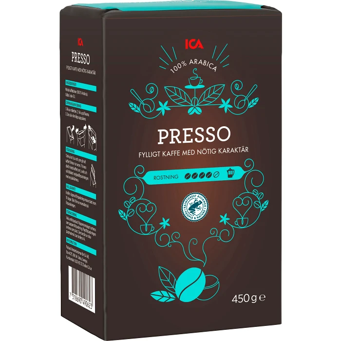Kaffe Presso 450g ICA | Handla mat online från din lokala ICA-butik