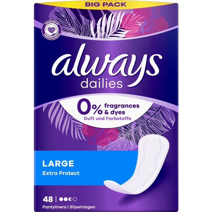 Binda Dailies Large 48-p Always | Handla mat online från din lokala ICA ...