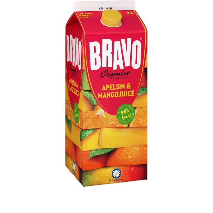 Juice Apelsin & mango 2l Bravo | Handla mat online från din lokala ICA ...