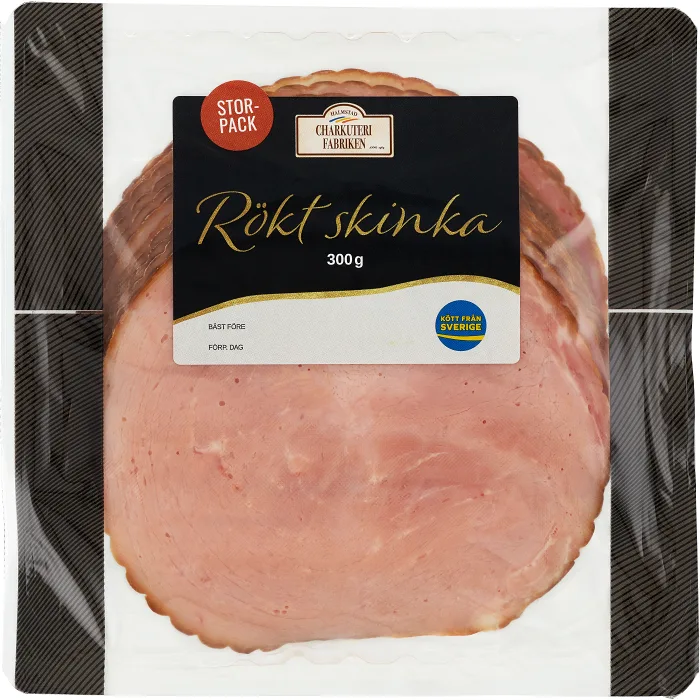 Skinka Rökt 300g Charkuterifabriken | Handla mat online från din lokala ...