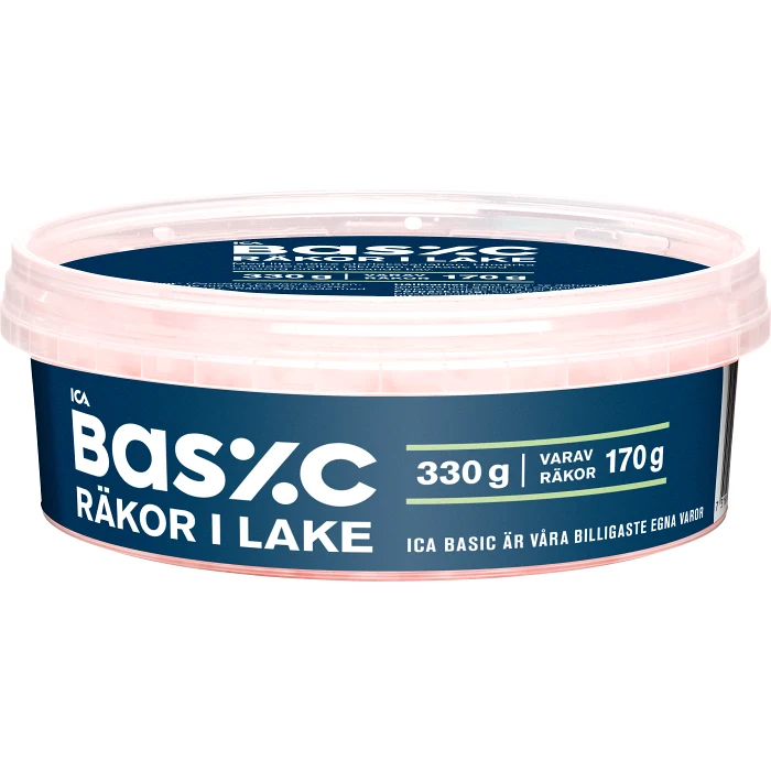 Räkor i lake 170g ICA Basic | Handla mat online från din lokala ICA-butik