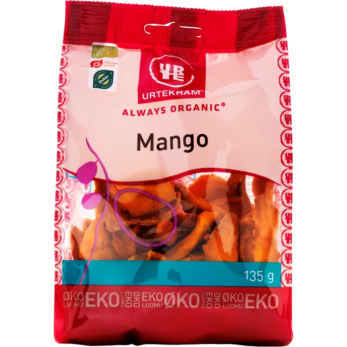 Mango Soltorkad Ekologisk 135g Urtekram | Handla mat online från din ...