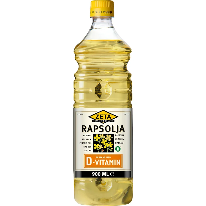 Rapsolja D-vitamin 900ml Zeta | Handla mat online från din lokala ICA-butik