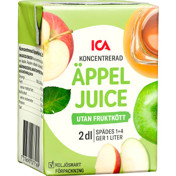 Äppeljuice Koncentrat 2dl ICA | Handla mat online från din lokala ICA-butik