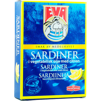Citron Sardiner 115g Eva | Handla mat online från din lokala ICA-butik
