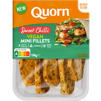 Quorn sweet chilli vegan mini fillets 138g Quorn | Handla mat online ...