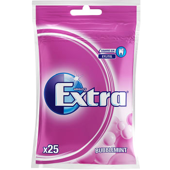 Tuggummi Bubble mint Sockerfri 35g Extra | Handla mat online från din ...