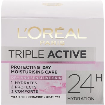 Dagkräm Triple Active 24H 50ml Loreal | Handla mat online från din ...