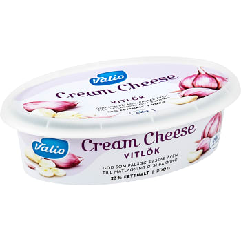 Cream cheese Vitlök Laktosfri 200g Valio Eila | Handla mat online från ...