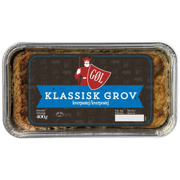 Leverpastej Klassisk Grov 400g Göl | Handla mat online från din lokala ...