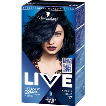 90 Cosmic Blue Hårfärg 1-p Schwarzkopf LIVE XXL | Handla mat online ...