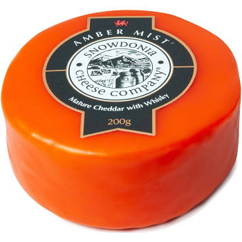 Amber Mist Cheddar med Whisky 200g Snowdonia Cheese Company | Handla ...