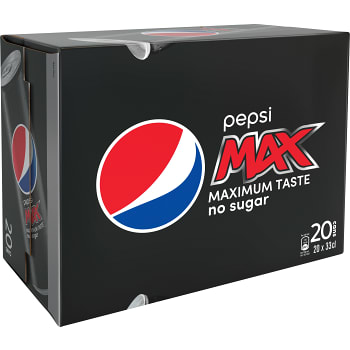 Läsk Pepsi Max 33cl 20p Pepsi | Handla mat online från din lokala ICA-butik