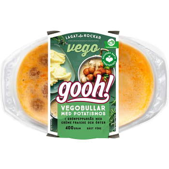Vegobullar med potatismos 400g Gooh | Handla mat online från din lokala ...