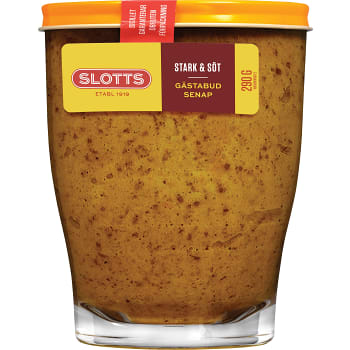 Gästabud Senap Stark & söt 290g Slotts | Handla mat online från din ...