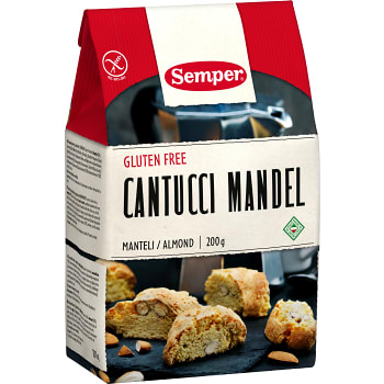 Cantucci Mandel glutenfri 200g Semper | Handla mat online från din ...